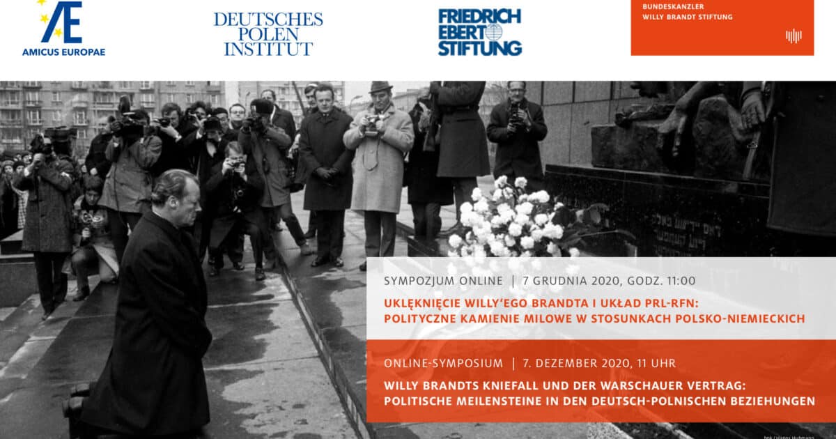 Willy Brandts Kniefall und der Warschauer Vertrag | Bundeskanzler Willy ...